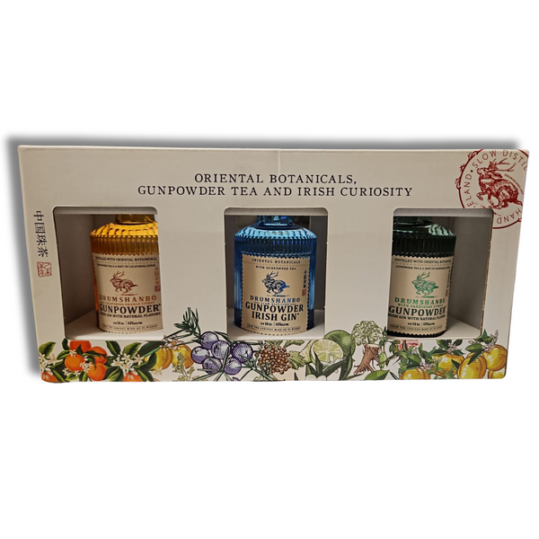 Drumshanbo Gunpowder Gin Trilogy 3 X 50ml Bottles - Martins Off Licence