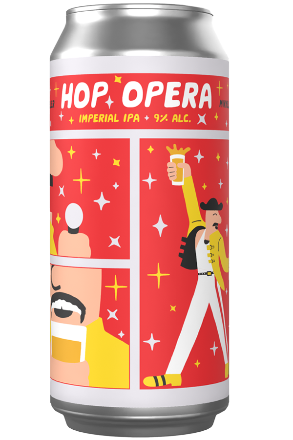 Mikkeller- Hop Opera Imperial IPA 9.0% ABV 440ml Can - Martins Off Licence