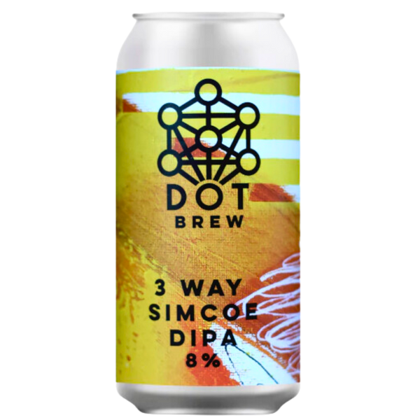 DOT Brew- 3 Way Simcoe Double IPA 8% ABV 440ml Can - Martins Off Licence