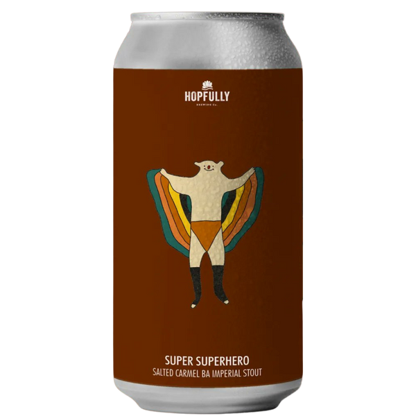 Hopfully Brewing- Super Superhero Salted Caramel Barrel-Aged Imperial ...