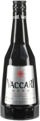 vaccari nero sambuca liqueur 700ml, 38% ABV - Martins Off Licence