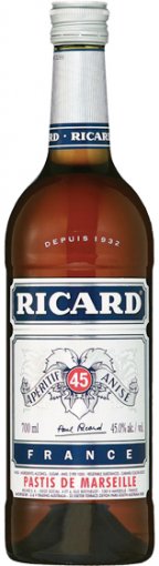 Ricard Pastis de Marseille 700ml, 45% ABV - Martins Off Licence