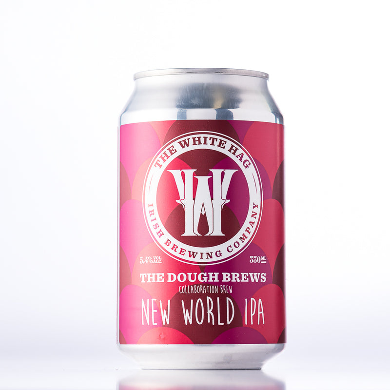 The White Hag Collab Dough Bros- New World IPA 5.4% ABV 330ml Can ...